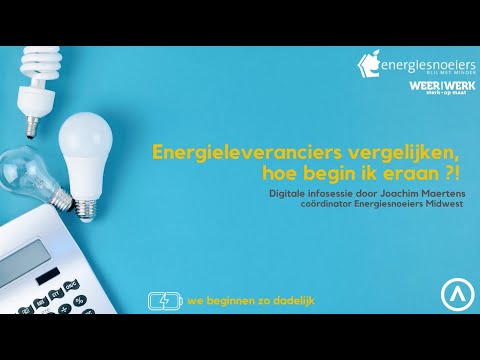 Energieleveranciers vergelijken