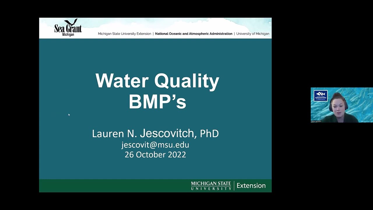 Water Quality BMPs in Aquaculture - Great Lakes Aquaculture Days Presentation
