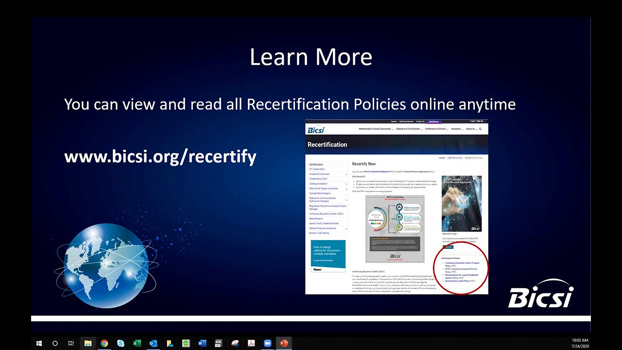 Recertification Simplified