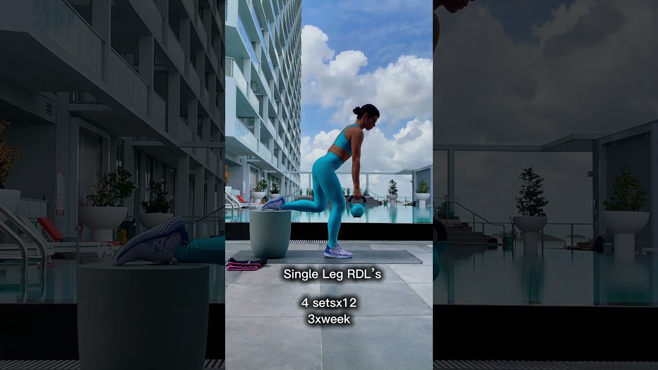 Works Gluteus Max - Medium Stronger hips and better pelvic stability #glutes #rdl #fitwomen #move