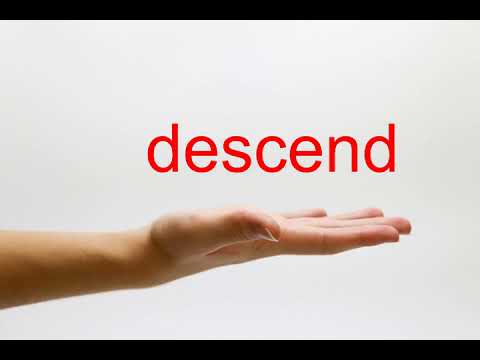 How to Pronounce descend - American English