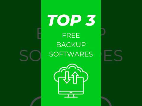 The TOP 3 FREE Computer Backup Softwares You Need Now!