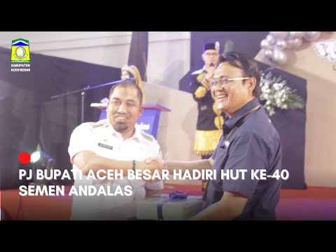 Pj Bupati Aceh Besar Hadiri HUT ke-40 Semen Andalas