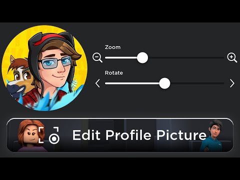 How to change your profile pic on roblox