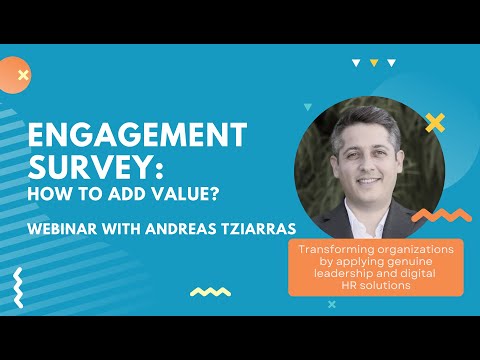 Webinar | Engagement Survey: How to Add Value?