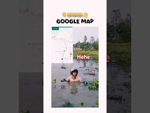 When You Trust 100% On Google Map ???? | Funny Video | Tiktok Funny Videos #googlemaps #shortsfeed #fun