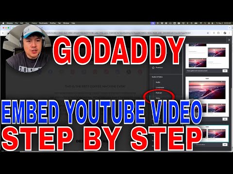 ✅ How To Embed Youtube Video In GoDaddy Website Builder????