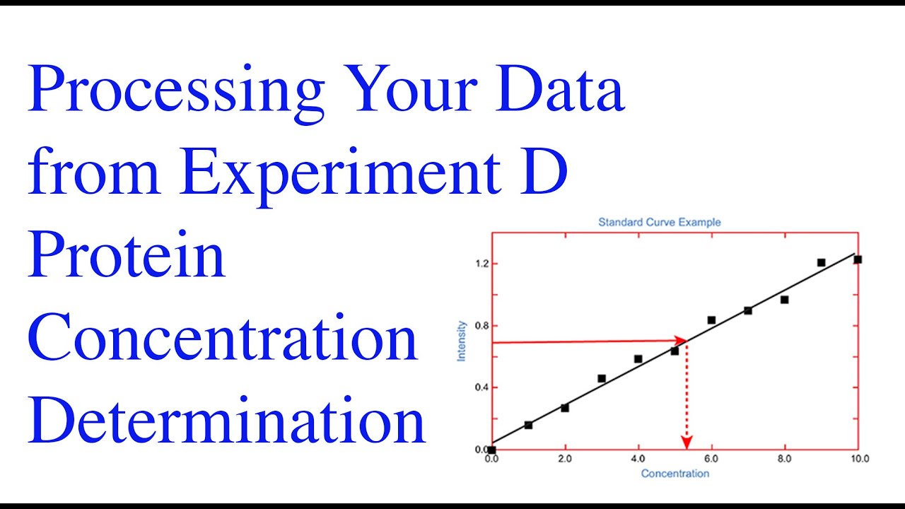 Processing Data for Experiment D