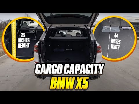 2023 BMW X5 - True Cargo Capacity Given In Inches