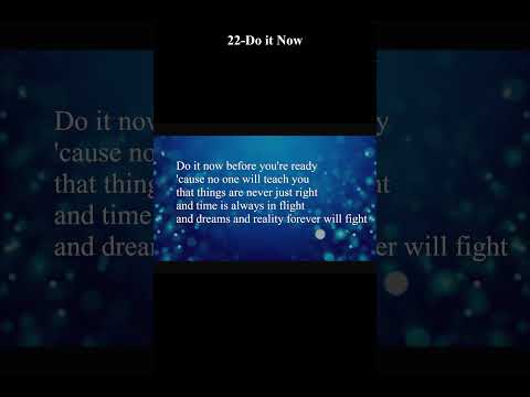 22-Do it Now #short