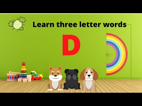 D words | words starting with d | three letter words | 3 letter words | 5 words from d | 5 words
