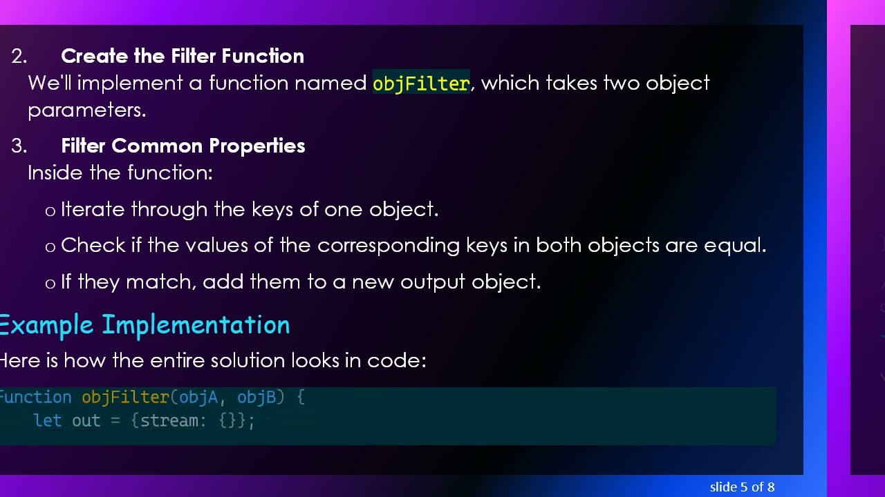 How to Extract Common Values from Two JavaScript Objects