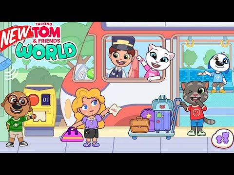 My Talking Tom & Friends World New update Gameplay Android ios