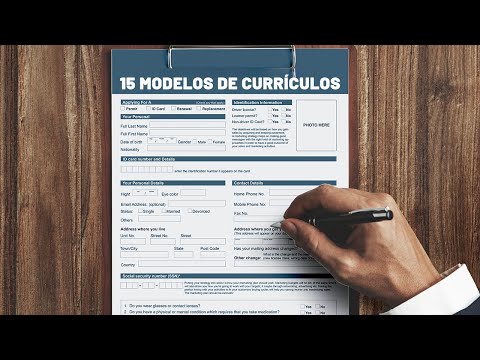 10 MODELOS DE CURRÍCULO EDITÁVEIS