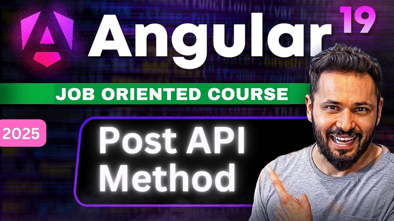 Angular 19 Tutorial #53 How to Use the POST API Method Like a Pro #angular19 #angular