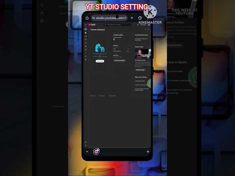 Yt studio setting kaise kare 2025 youtube studio setting kaise karen #shorts #shortvideo