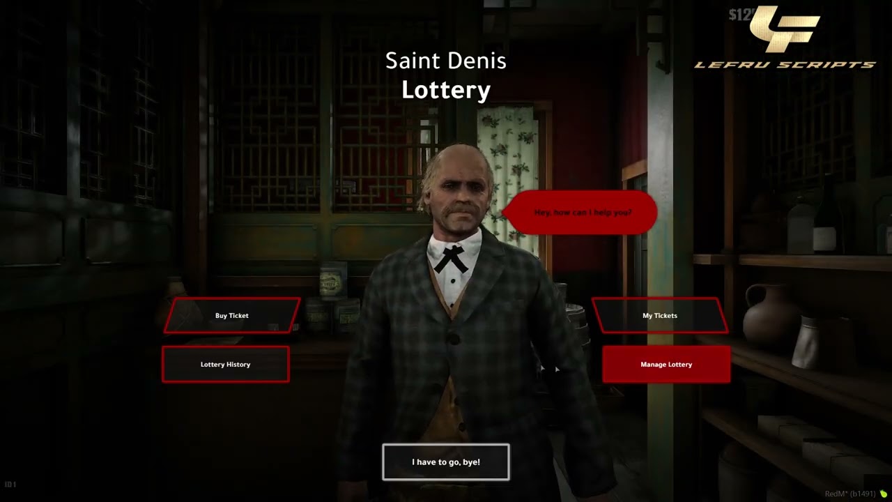 [RedM] [VORP] Lottery Script