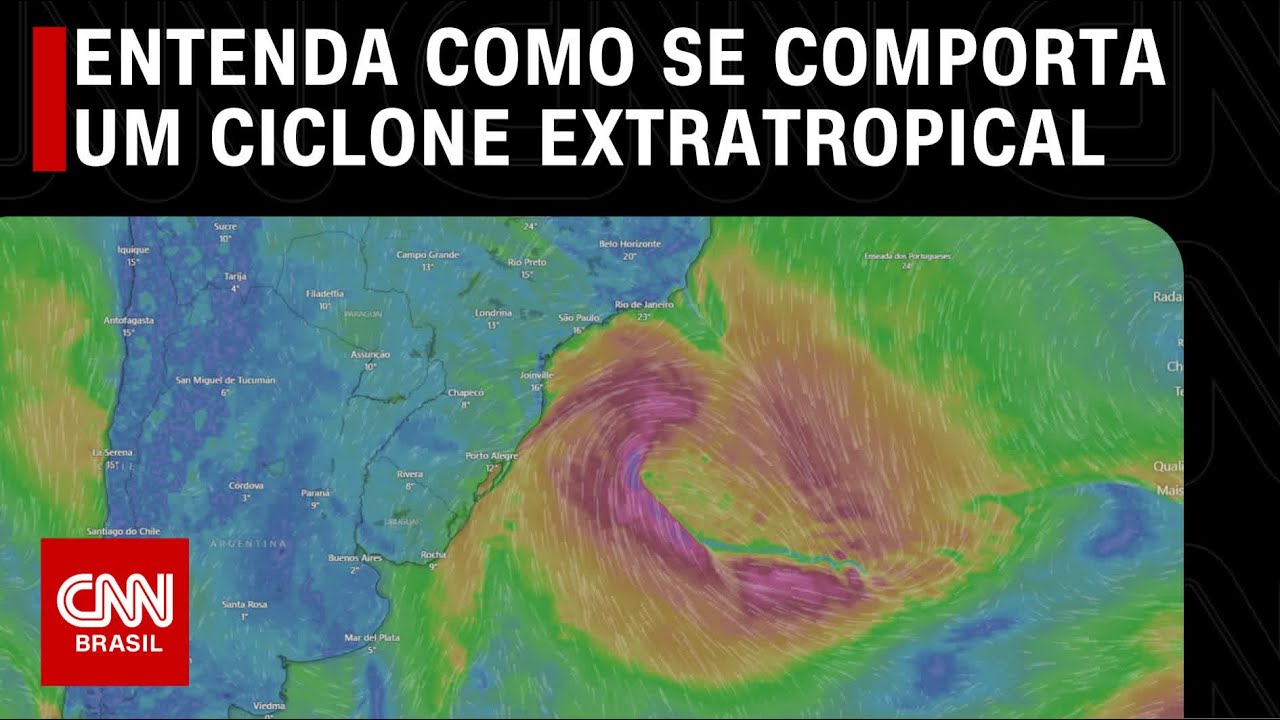 Ciclone extratropical: veja as regiões que podem ser afetadas | CNN Brasil
