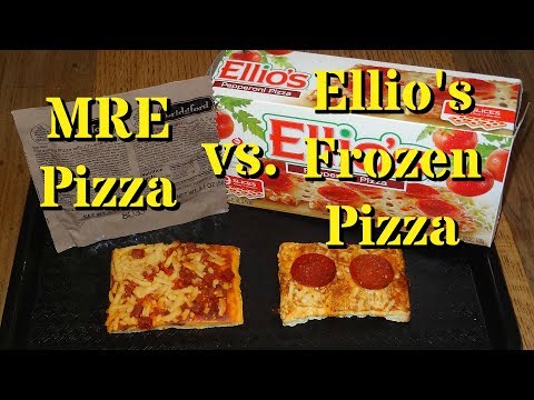 MRE Pizza vs. Ellio's Frozen Pizza!