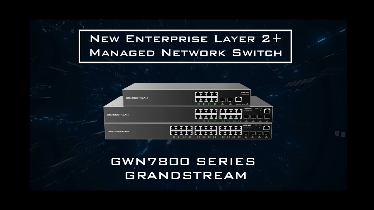 Grandstream GWN7800 Series Network Switches | Cohesive Technologies