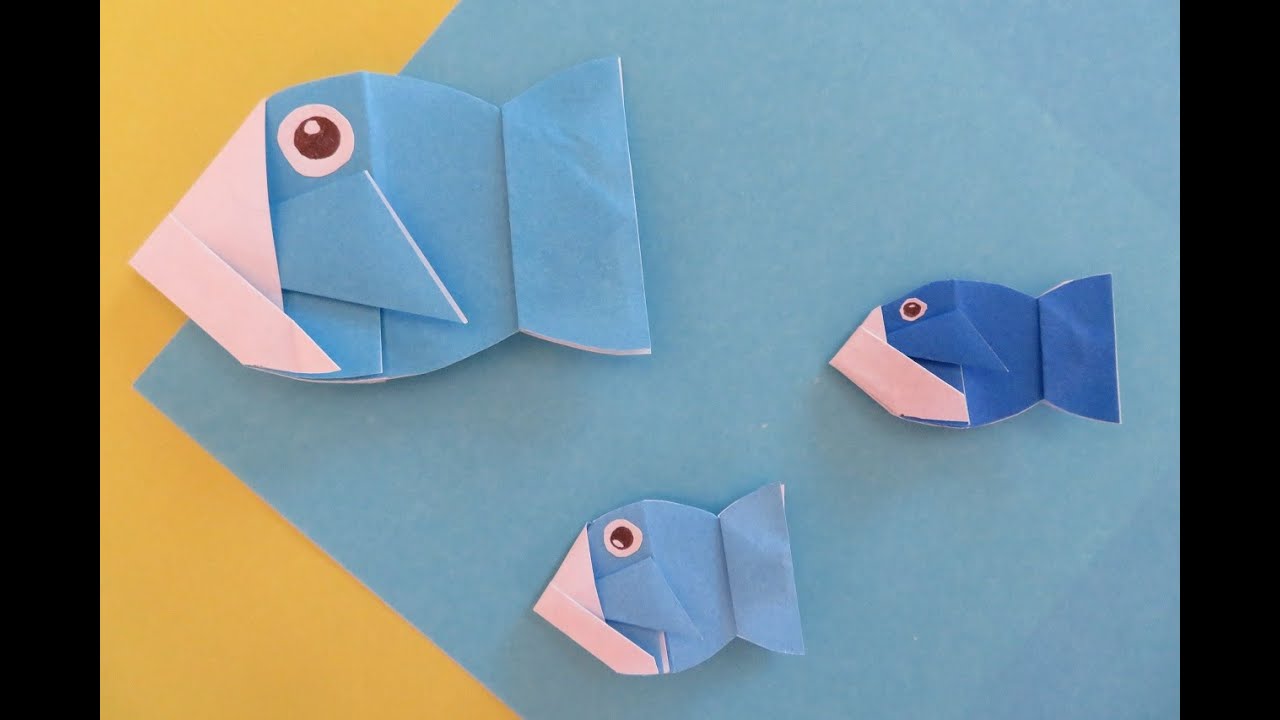 Origami Fish (Level: 5 year old+)