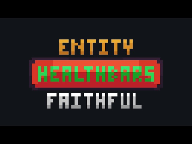 Entity Healthbars - 32x Minecraft Texture Pack