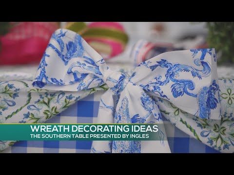 Southern Table Wreath Decorating