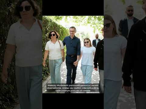Mateusz Morawiecki i jego żona na weselu – eleganckie stylizacje pary premierowskiej #shorts