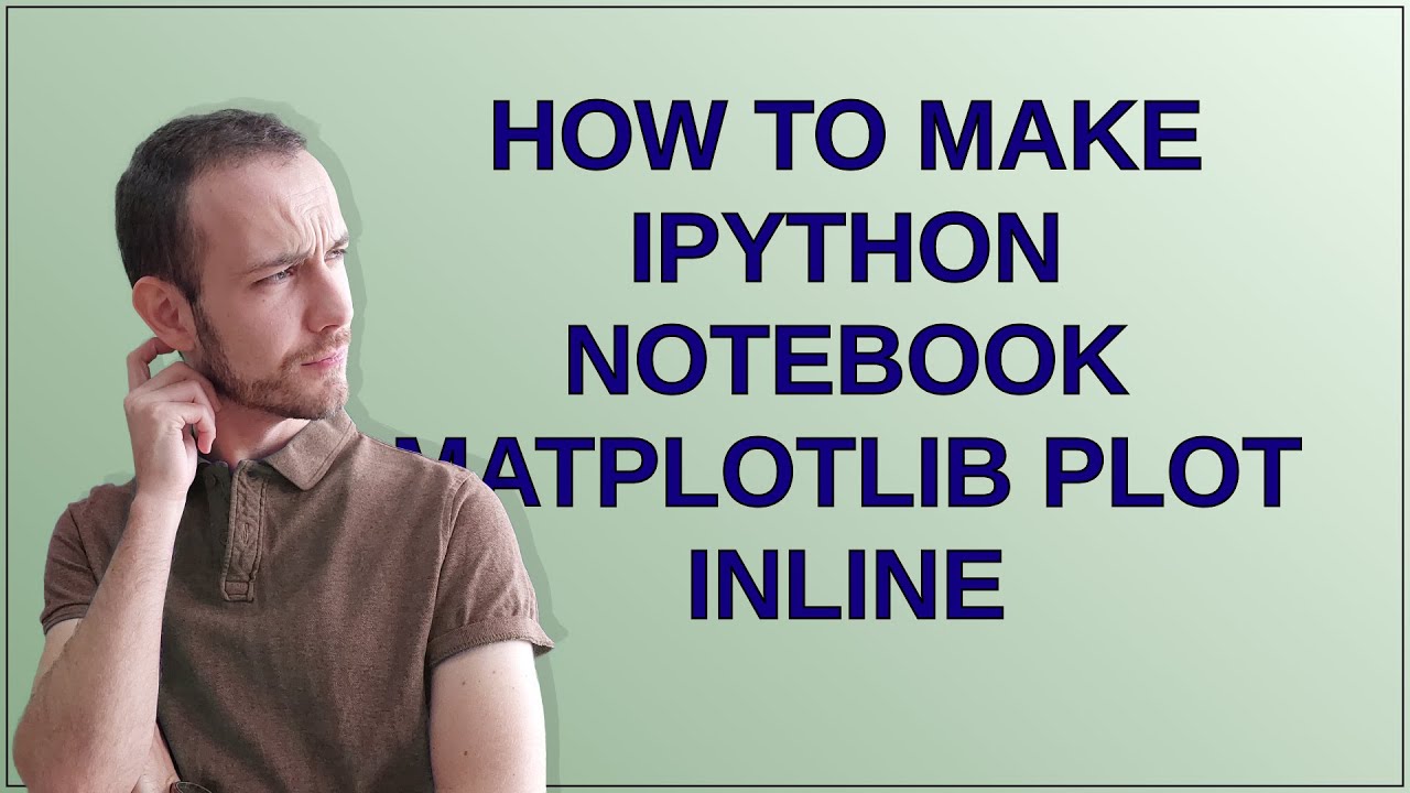 How to make IPython notebook matplotlib plot inline