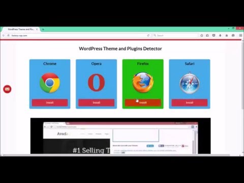 WordPress Theme and Plugins Detector for Firefox