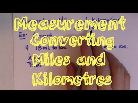 Converting Between Miles and Kilometres