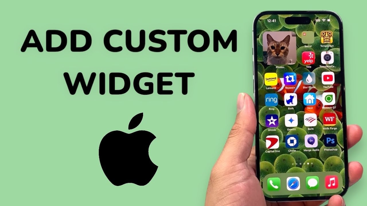 How To Add Custom Widget On iPhone