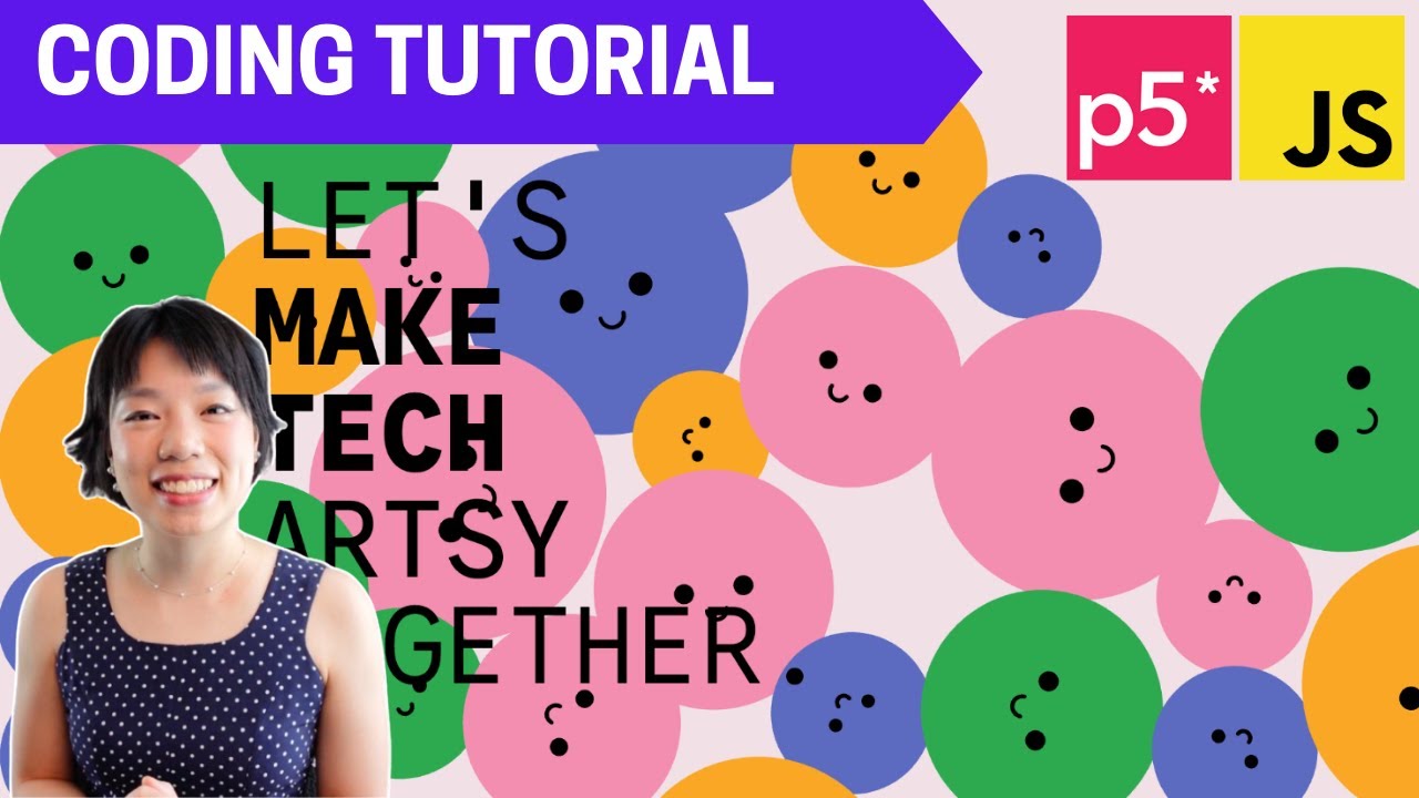 p5.js Coding Tutorial | Collisions Without a Physics Library!