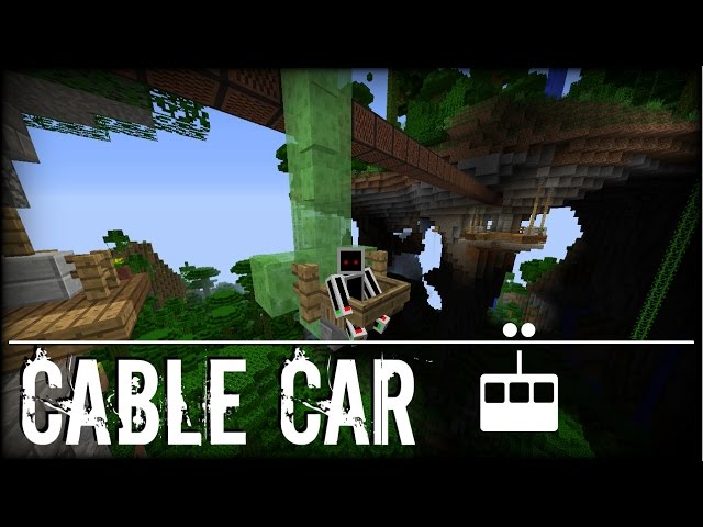 Simple Cable Car Minecraft Map