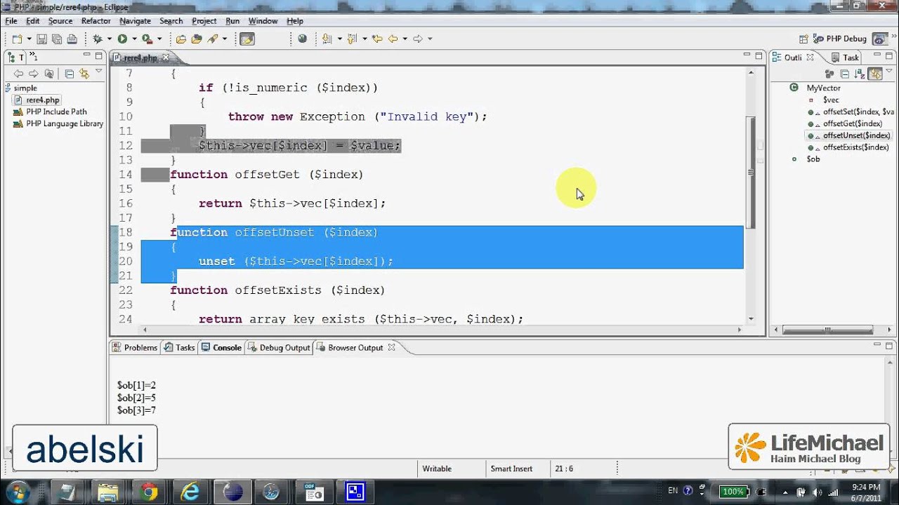 The ArrayAccess Interface in PHP