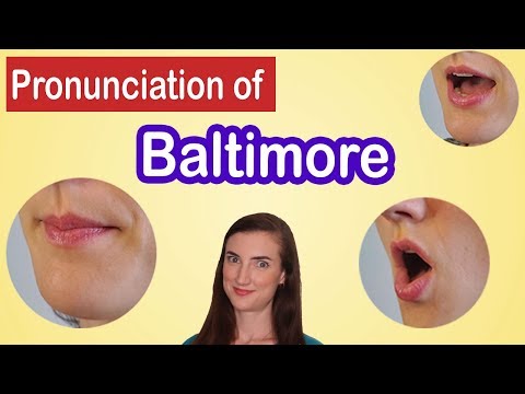 How to pronounce Baltimore, American English Pronunciation Lesson