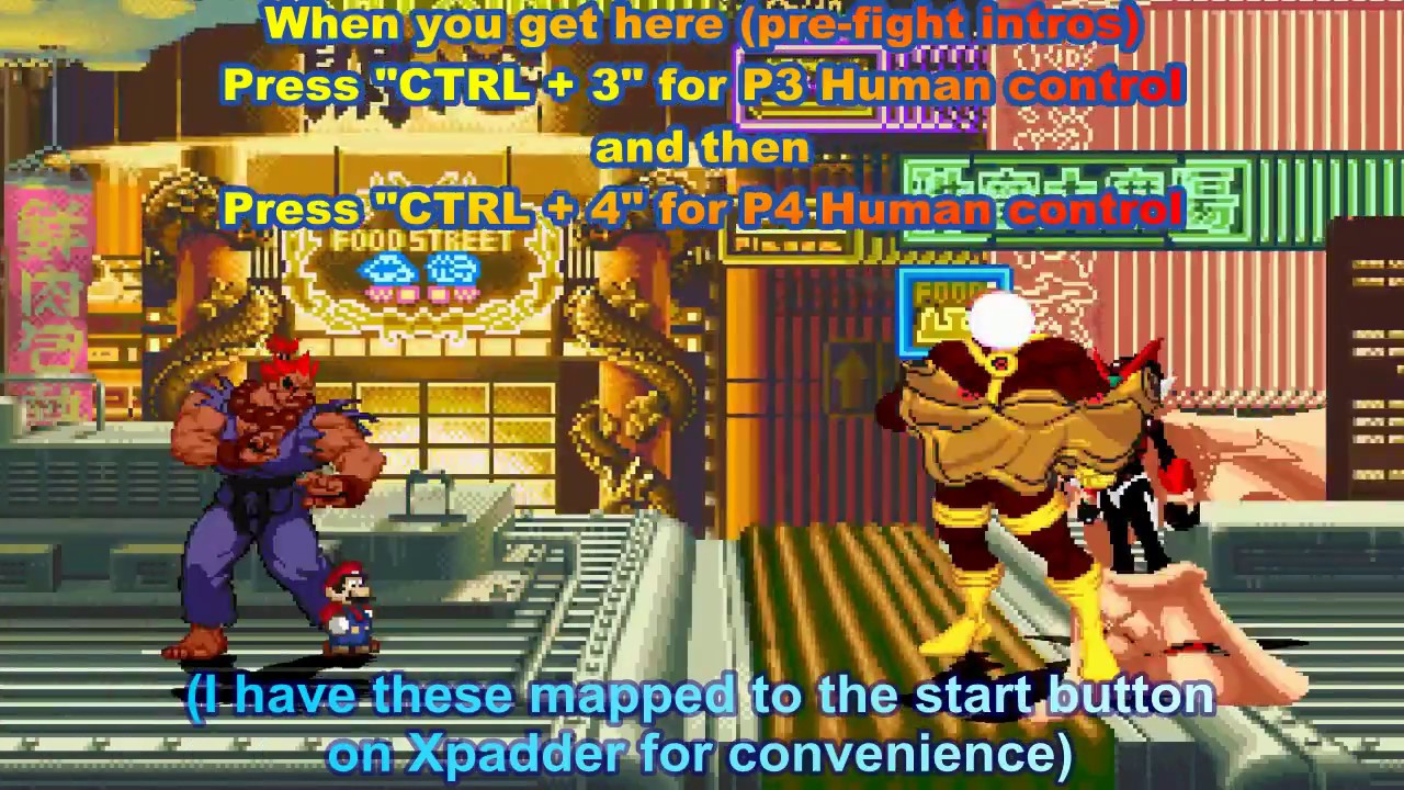 MUGEN: How to play Local 4 Players TUTORIAL (on IKEMEN)