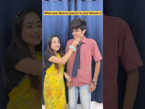 When your Mom is teacher in your School π©βπ«π || Harsh Patel || #shorts #school #harshpatel