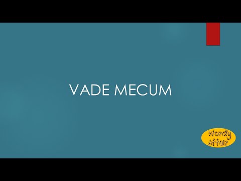 Vade mecum Meaning