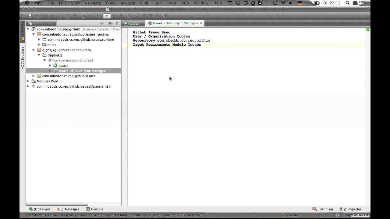 mbeddr: Github issue sync