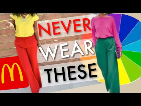 5 Colour Combinations That Don't Look Expensive and what to wear instead!