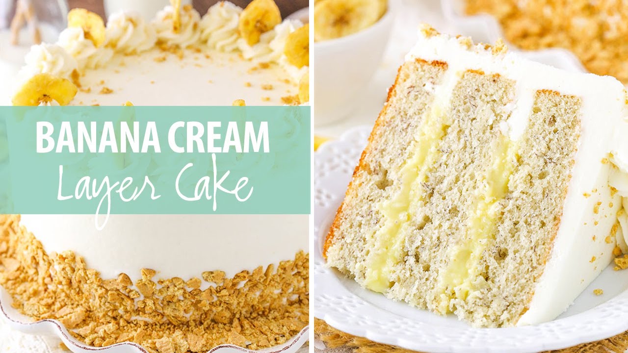 Banana Cream Layer Cake