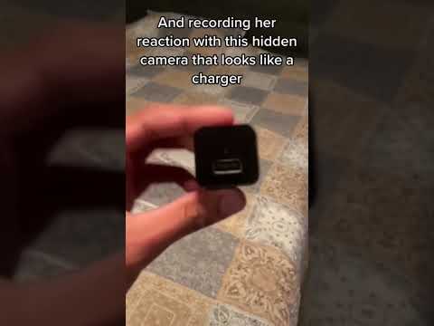Would you buy this Spy camera charger? #spycam #spycamera #securitycamera #prank #safetyfirst