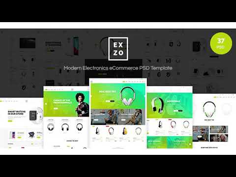 Exzo - Modern Electronics eCommerce PSD Template | Themeforest Website Templates and Themes