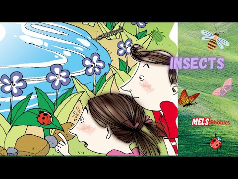 Mels Reading - Insects- Learn Consonant Blends & Consonant Digraphs -| MELS Montessori Phonics 44 |