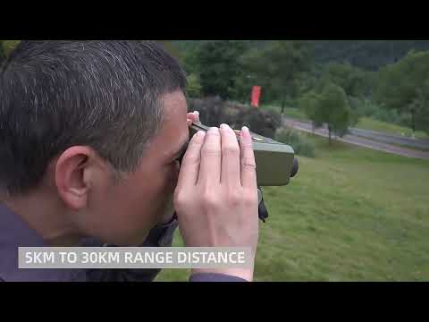 1064nm solid-state military grade binocular laser rangefinder from 5km to 30km