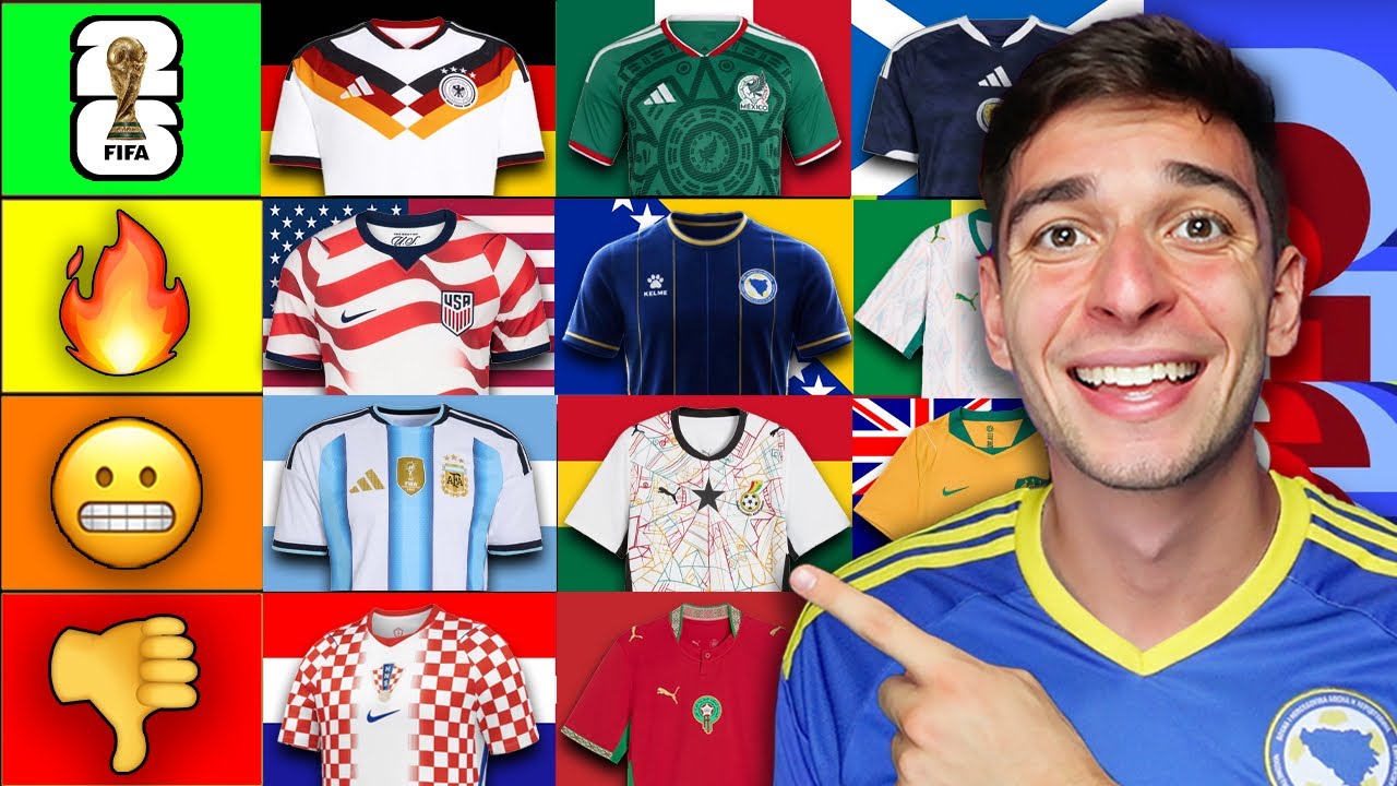 RANKING *EVERY* WORLD CUP HOME KIT