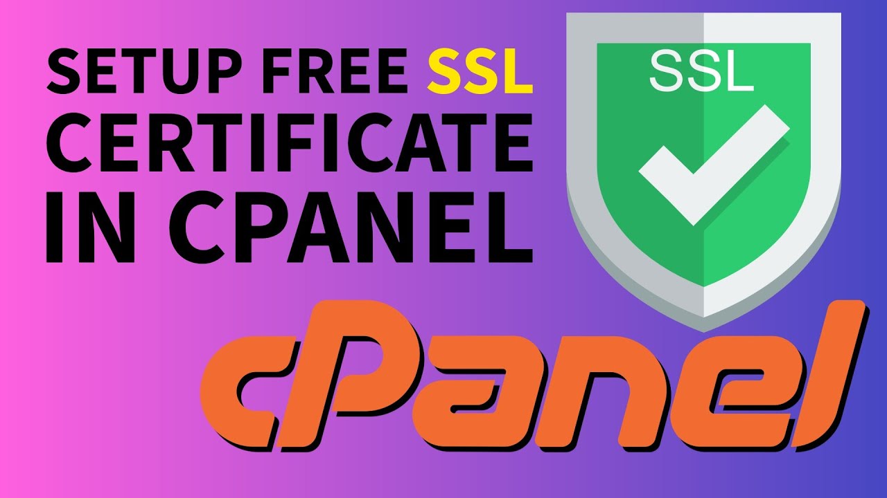 Setup free SSL certificate in cPanel