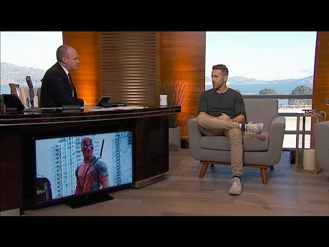 Actor Ryan Reynolds on New Film "Deadpool" in Studio - 2/5/16