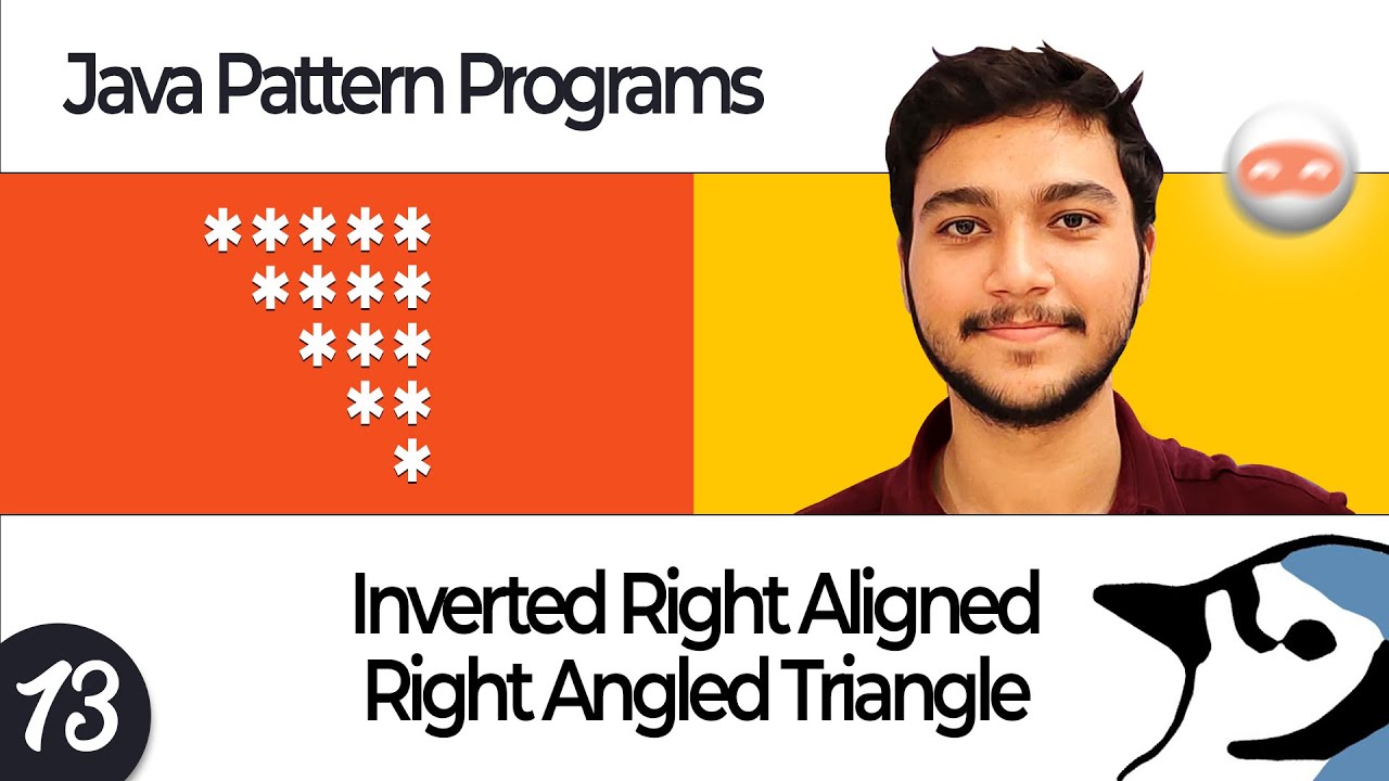 Inverted Right Aligned Triangle Pattern in Java | Logic to Code